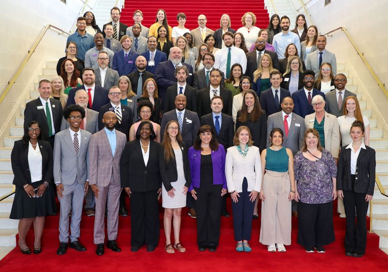 Graduate Students celebrating research on Graduate Education Day - The ...